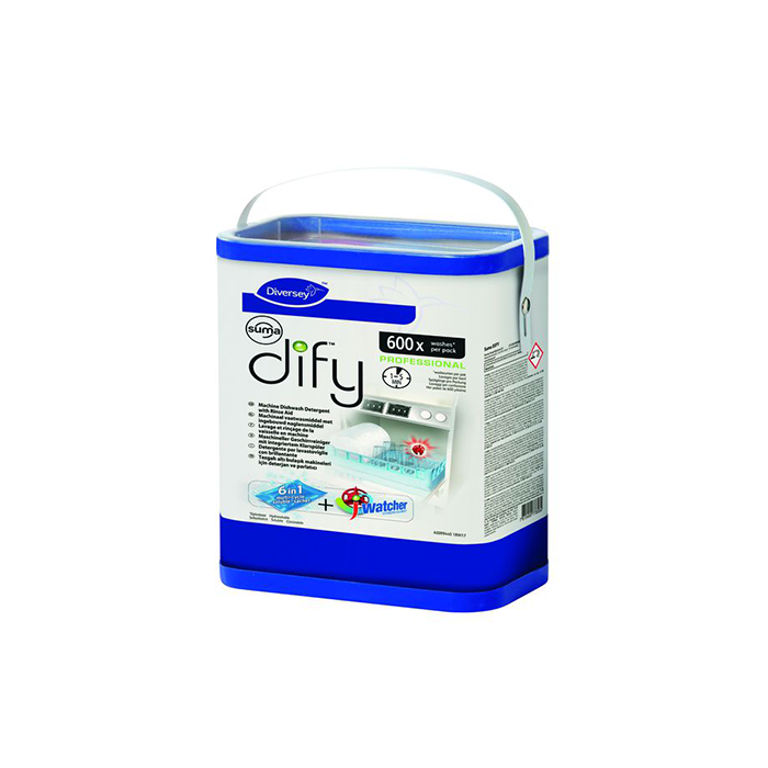 Sachet hydrosoluble - Lavage et Rinçage vaisselle - Suma Dify - 3Kg