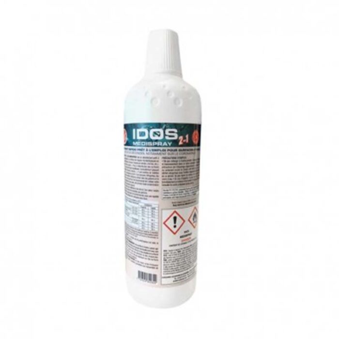 Désinfectant surfaces - 2 en 1 - Idos Medispray - 1L