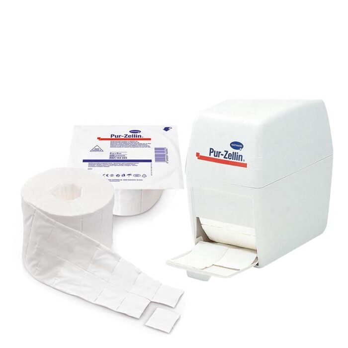 Tampon Pur Zellin - Rouleau - 4 x 5 cm - x500